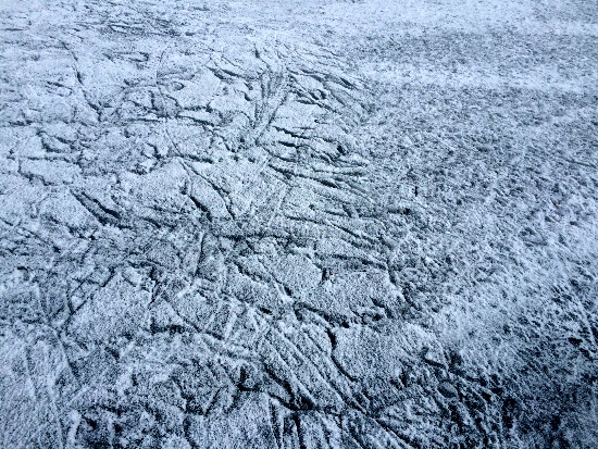 Weird Ice Surface