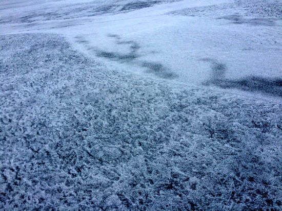 Weird Ice Surface
